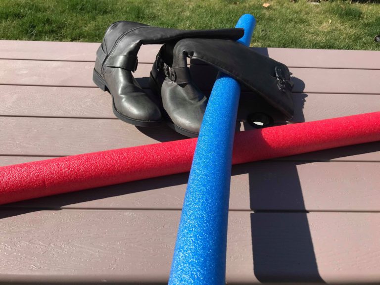 $1 DIY Boot Shapers – A Thrifty Mom