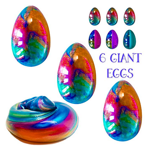 GIANT Galaxy Slime Eggs – A Thrifty Mom