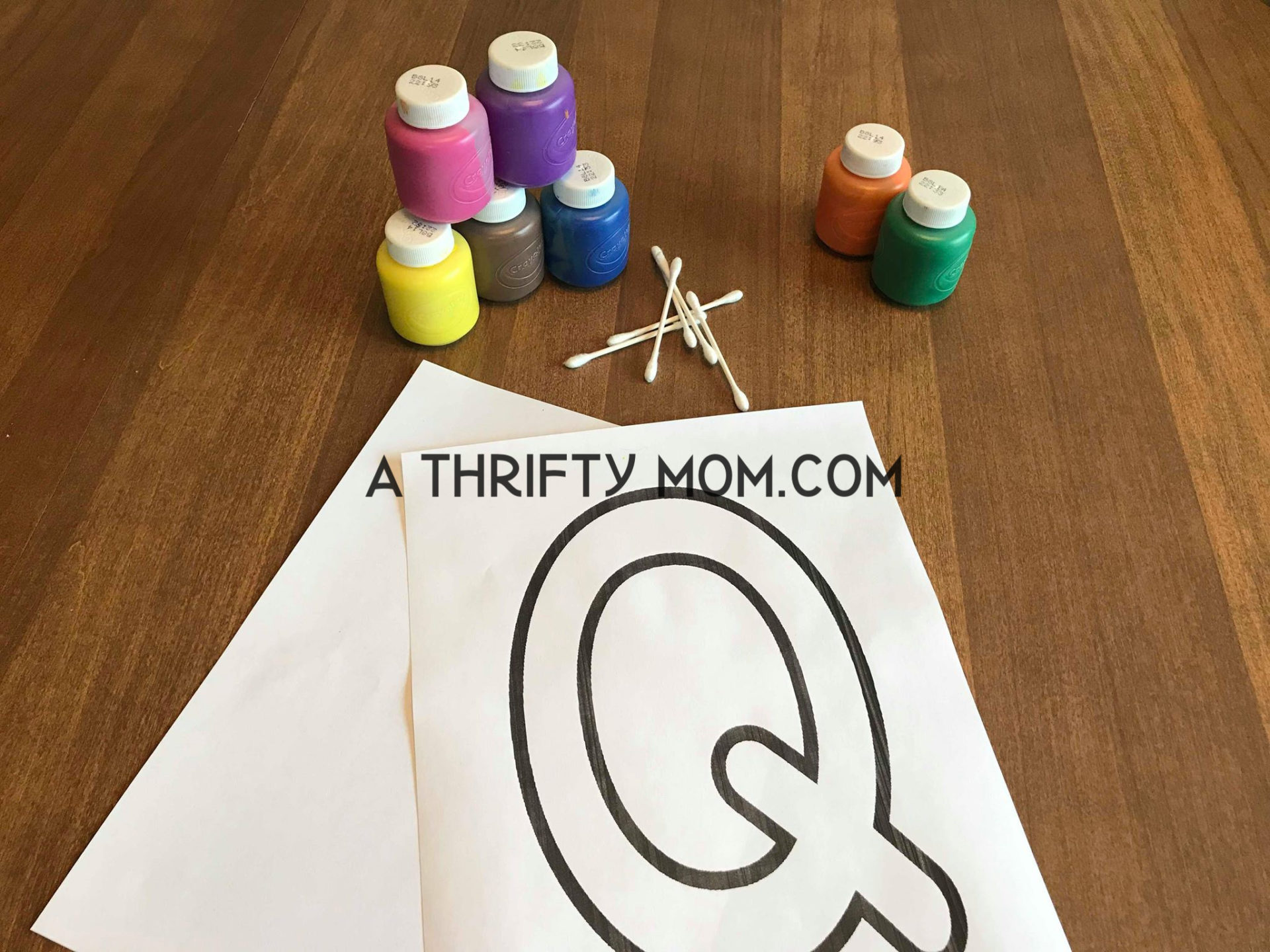 Q-Tip Painting Art Activity for Kids – A Thrifty Mom