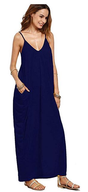 Spaghetti Strap Maxi Dress – A Thrifty Mom