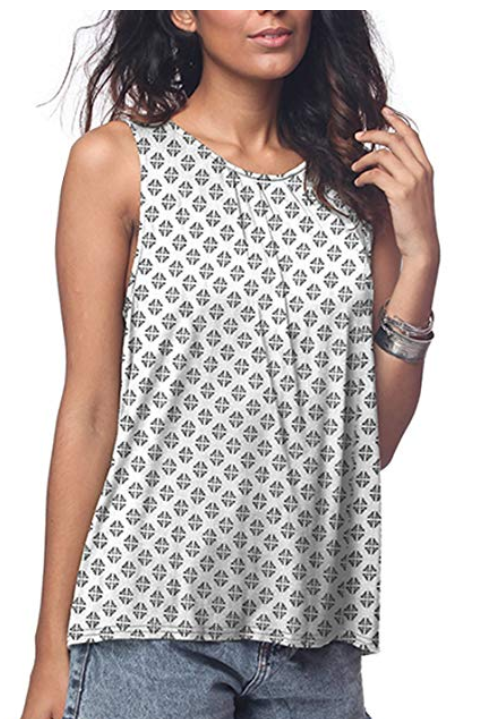 Sleeveless Pleated Tank Tops – A Thrifty Mom