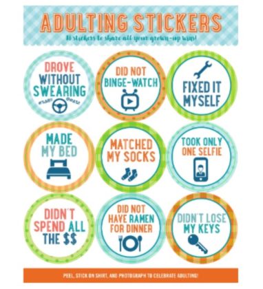 Adulting stickers – A Thrifty Mom