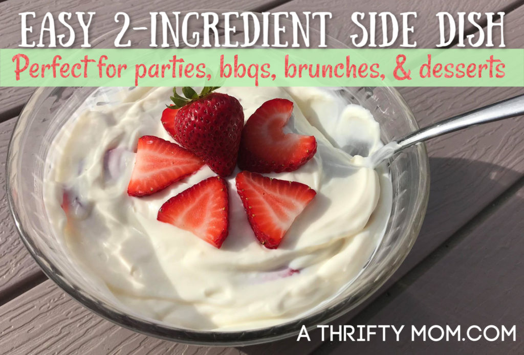 Easy 2 Ingredient Side Dish - A Thrifty Mom