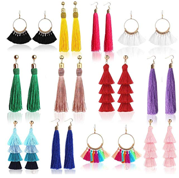 Tassel Earrings Earrings Variety Pack - A Thrifty Mom