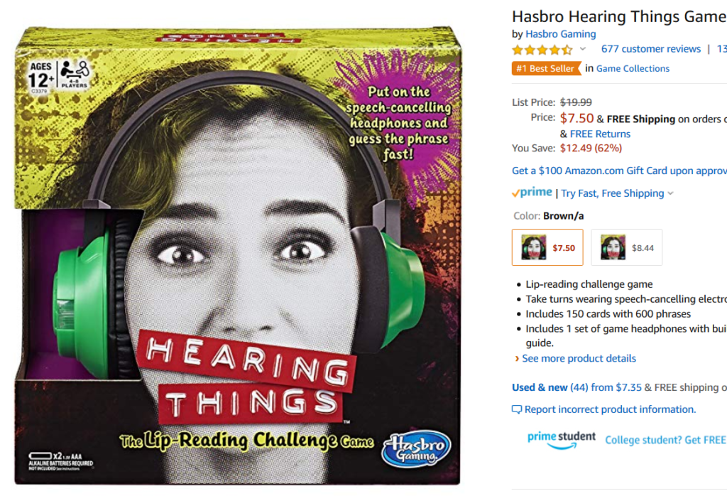 Hearing Things Game - A Thrifty Mom