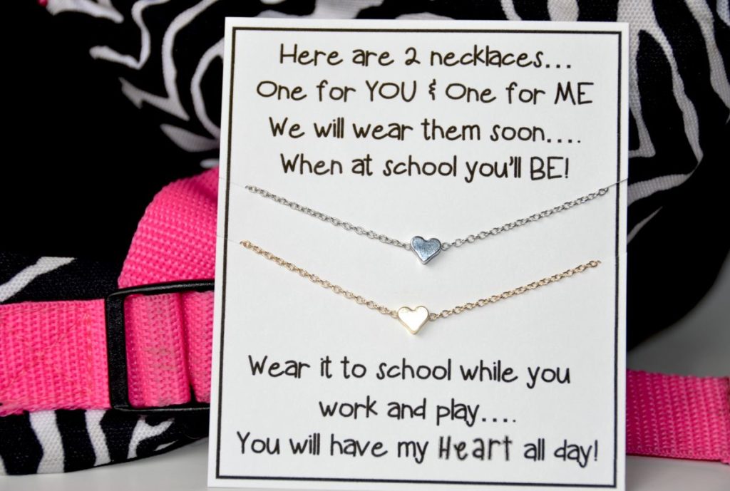 Back to school necklaces – A Thrifty Mom