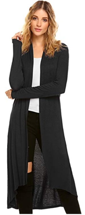 Long Lightweight Duster Cardigan - A Thrifty Mom