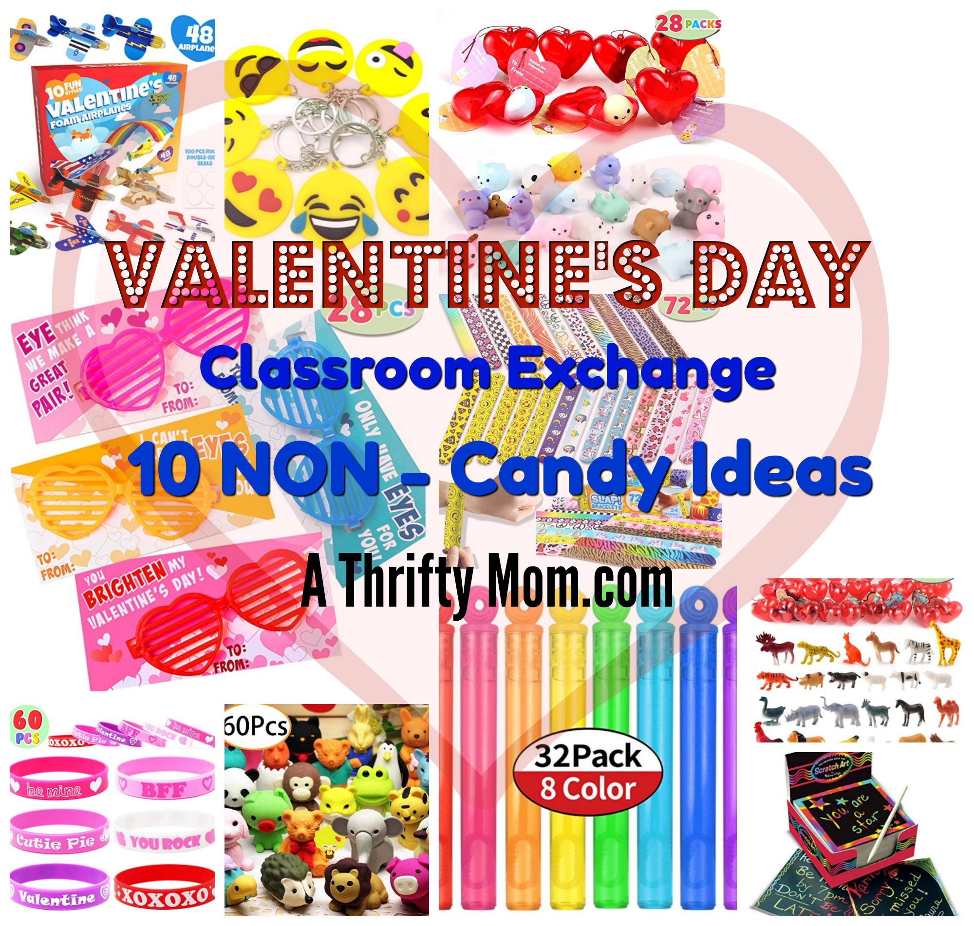 10 NON-Candy Treats for Classroom Valentines – A Thrifty Mom