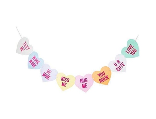 Conversation hearts banner – A Thrifty Mom