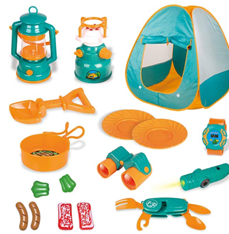 Kids Pop Up Tent Camping Toy Set – A Thrifty Mom