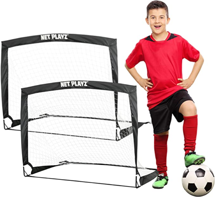 Easy Fold-Up Portable Soccer Goals - A Thrifty Mom