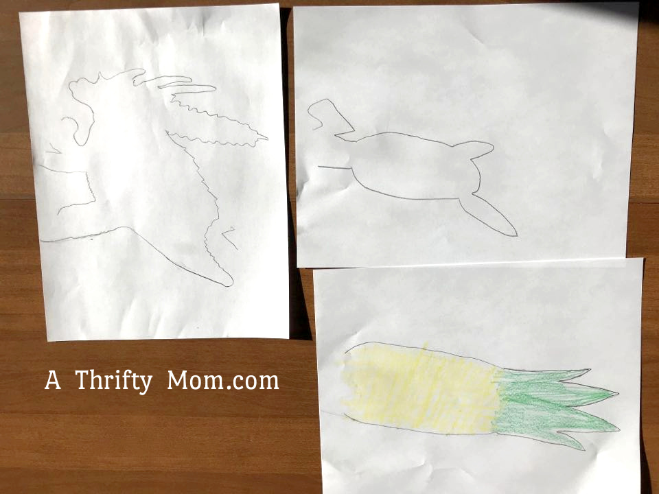 Shadow Drawing – Fun Art for Kids – A Thrifty Mom