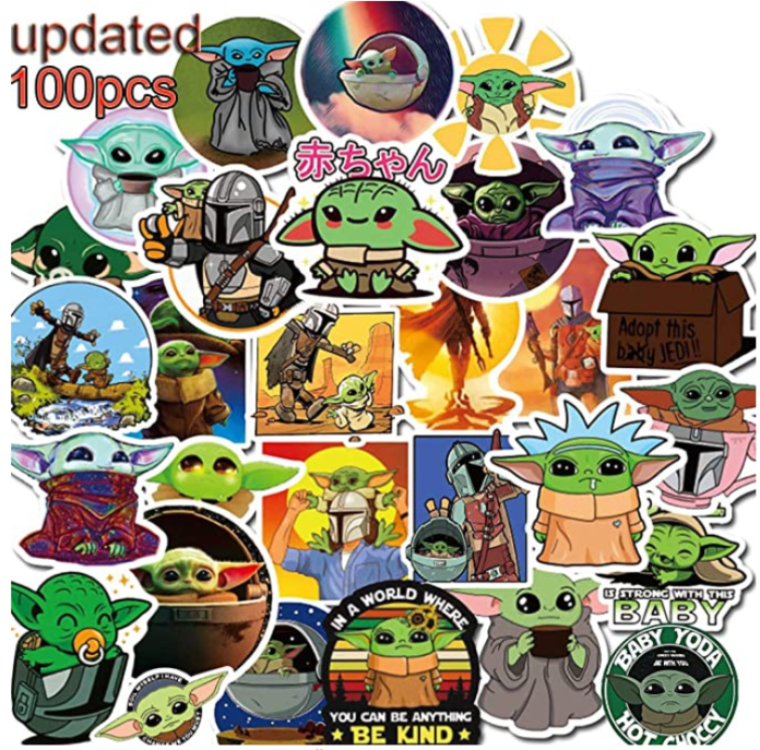 100 Baby Yoda Sticker Decals – A Thrifty Mom