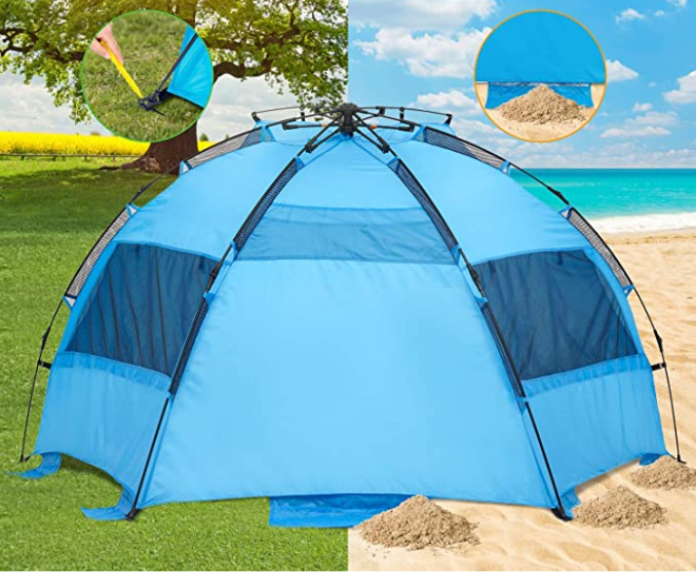 Easy Setup Beach Tent – A Thrifty Mom