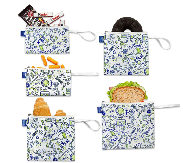 Set of 5 reusable baggies – A Thrifty Mom