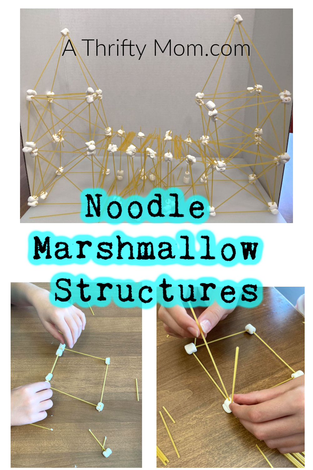 Marshmallow Noodle Structures - A Thrifty Mom