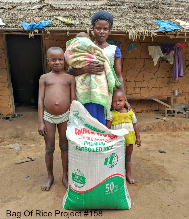 Bag of Rice Project #158 -A visit to the Israel family – A Thrifty Mom