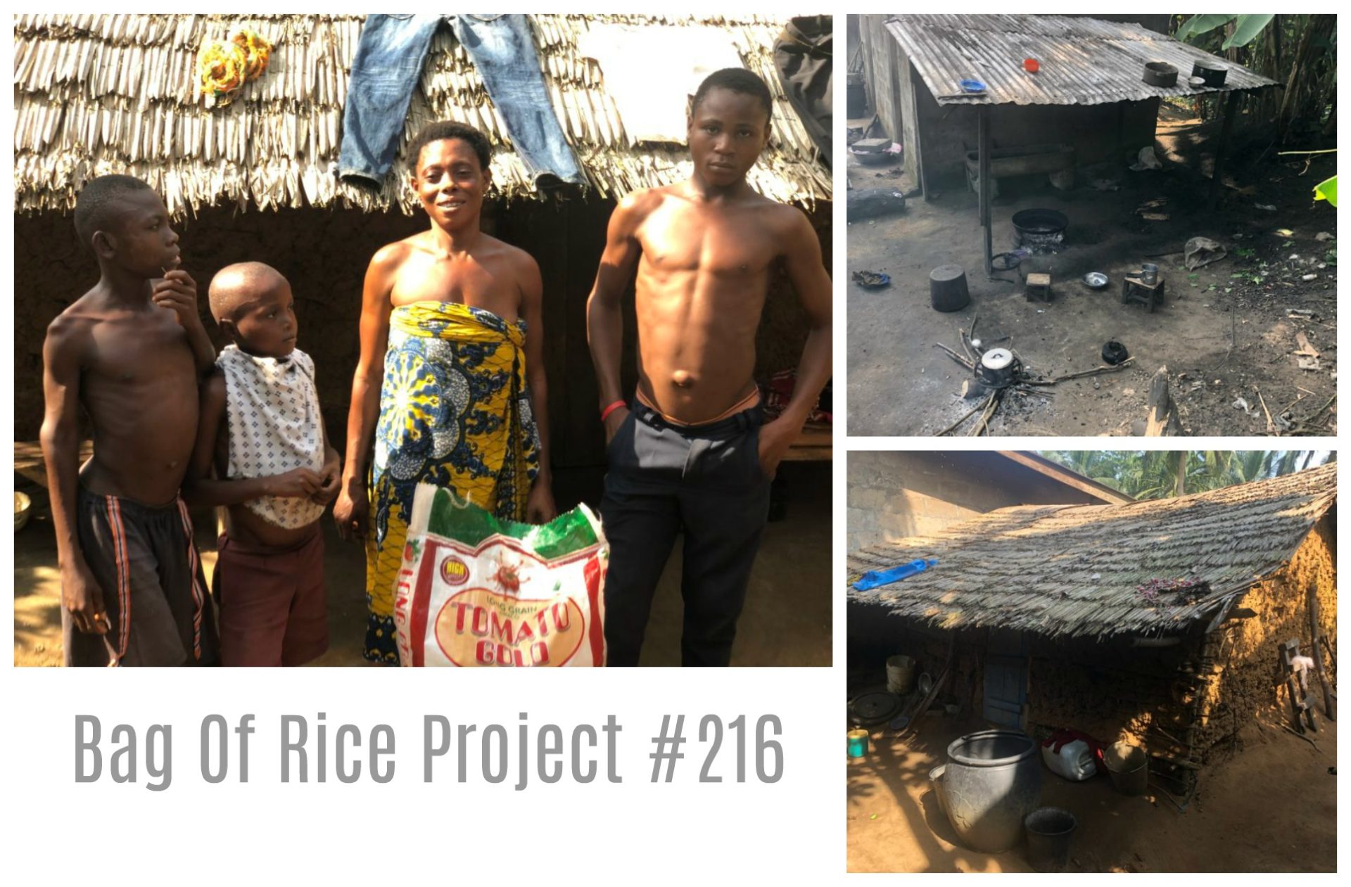 Bag of Rice Project #216 -A visit to the Peter family – A Thrifty Mom