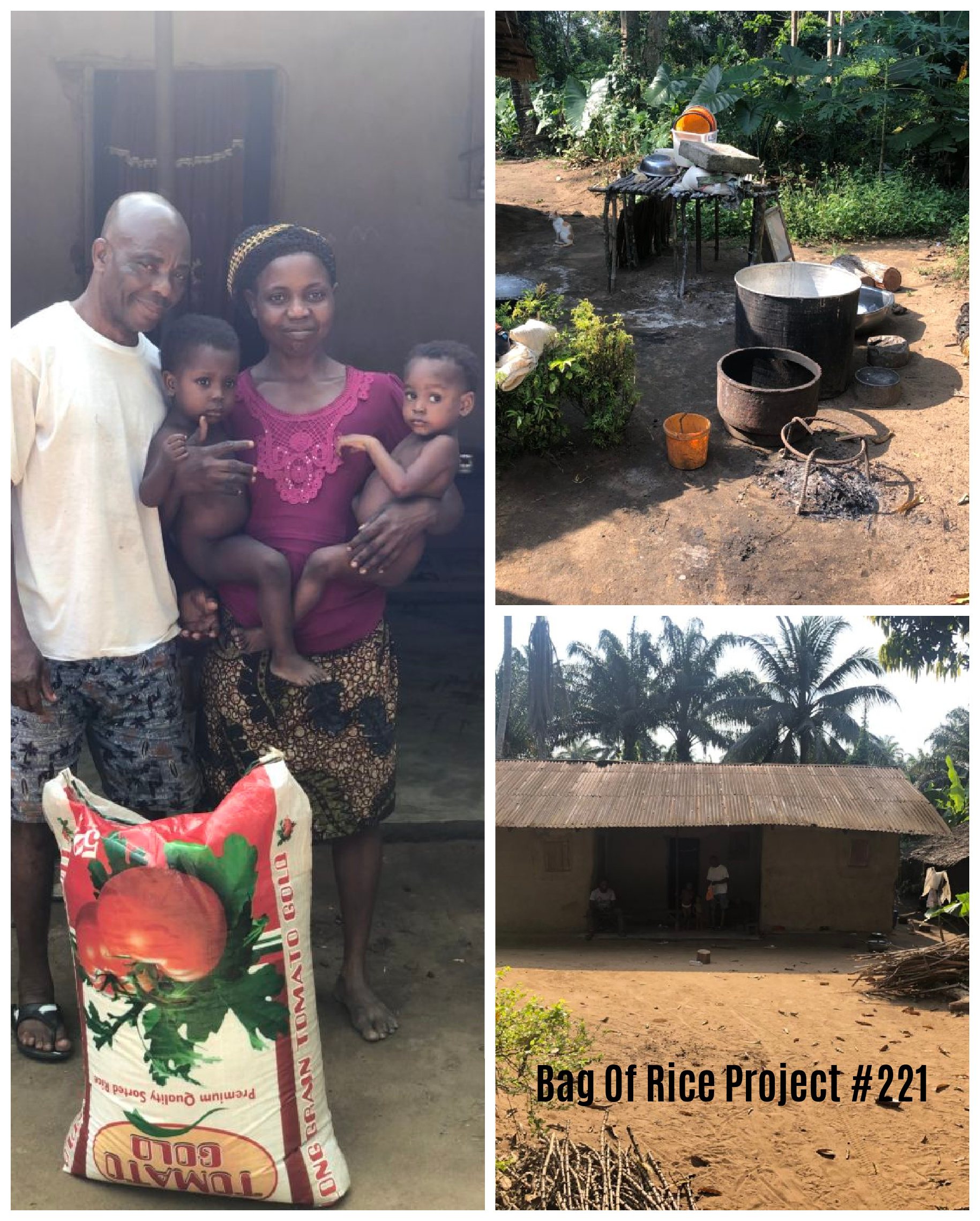 Bag of Rice Project #221 -A visit to the Akpan family – A Thrifty Mom