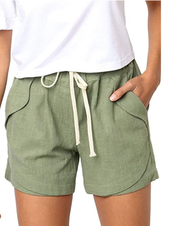 Women’s casual drawstring shorts – A Thrifty Mom