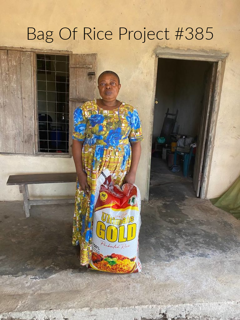 Bag of Rice Project #385 -A visit to the Luke family - A Thrifty Mom