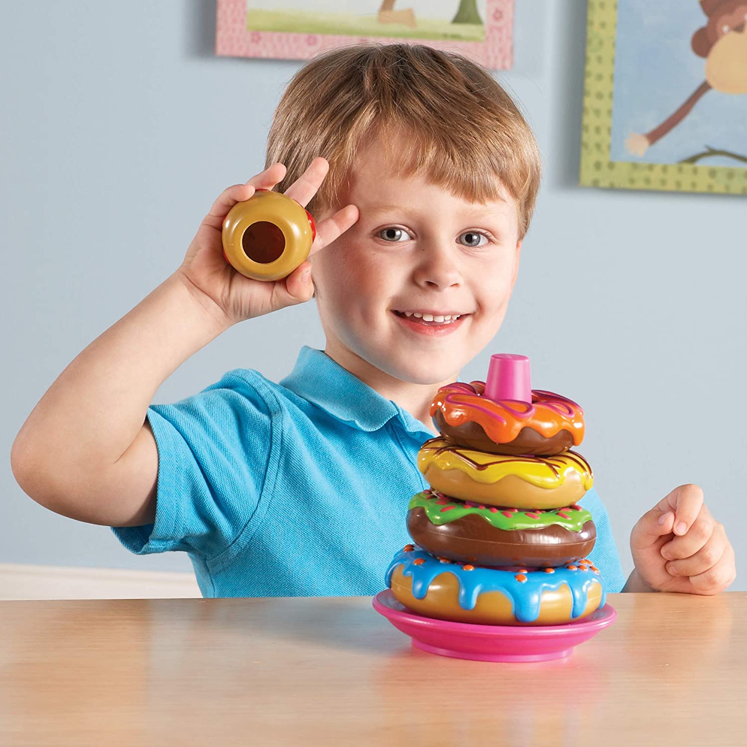Donut stacking toy – A Thrifty Mom