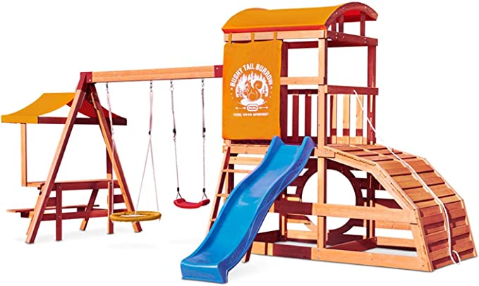 Wood swing sets - A Thrifty Mom - Recipes, Crafts, DIY and more
