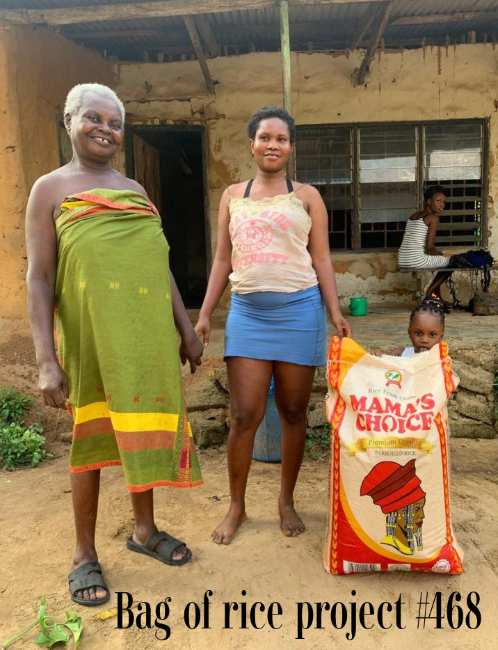Bag of Rice Project #468 -A visit to the Samson family – A Thrifty Mom