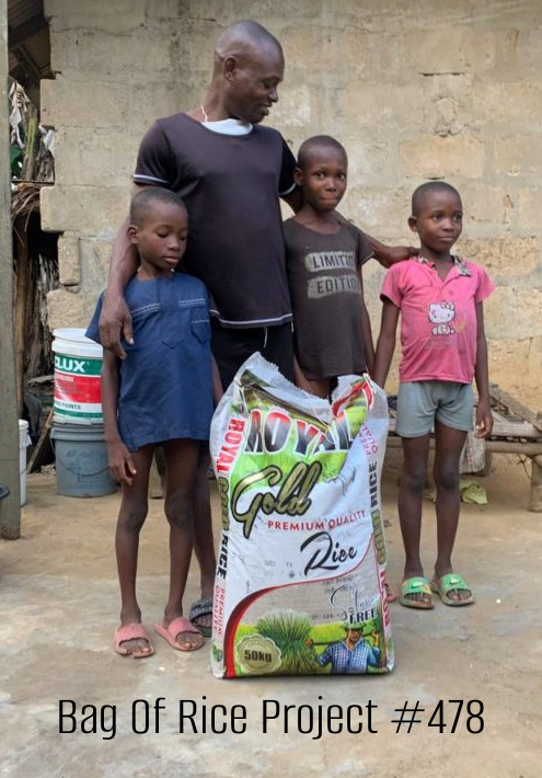 Bag of Rice Project #478 -A visit to the Sunday family – A Thrifty Mom