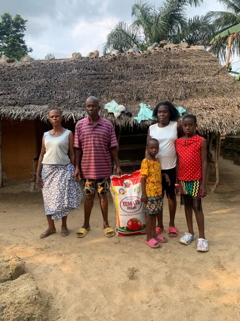 Bag of Rice Project #489 -A visit to the Uso family – A Thrifty Mom