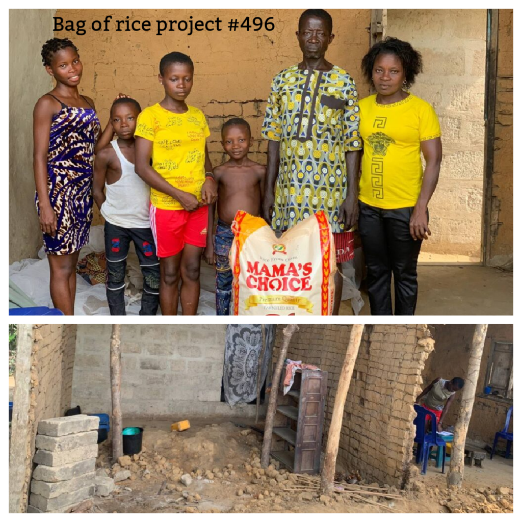 Bag of Rice Project #496 -A visit to the Ekanem family – A Thrifty Mom