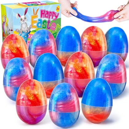 Slime filled Easter eggs - A Thrifty Mom
