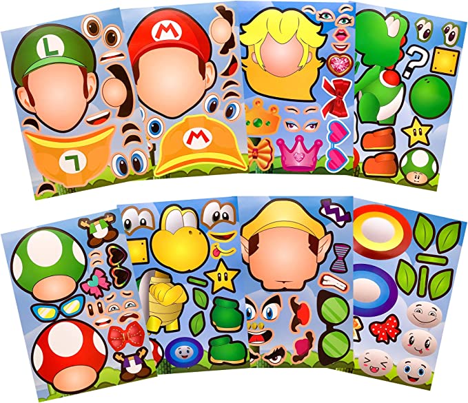 Make a face stickers – A Thrifty Mom