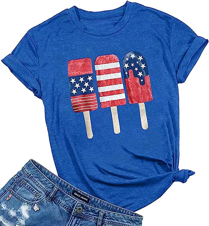 Patriotic popsicle tee – A Thrifty Mom