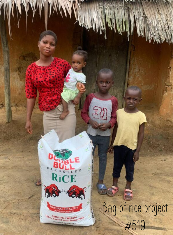 Bag of Rice Project #519 -A visit to the Samuel family – A Thrifty Mom