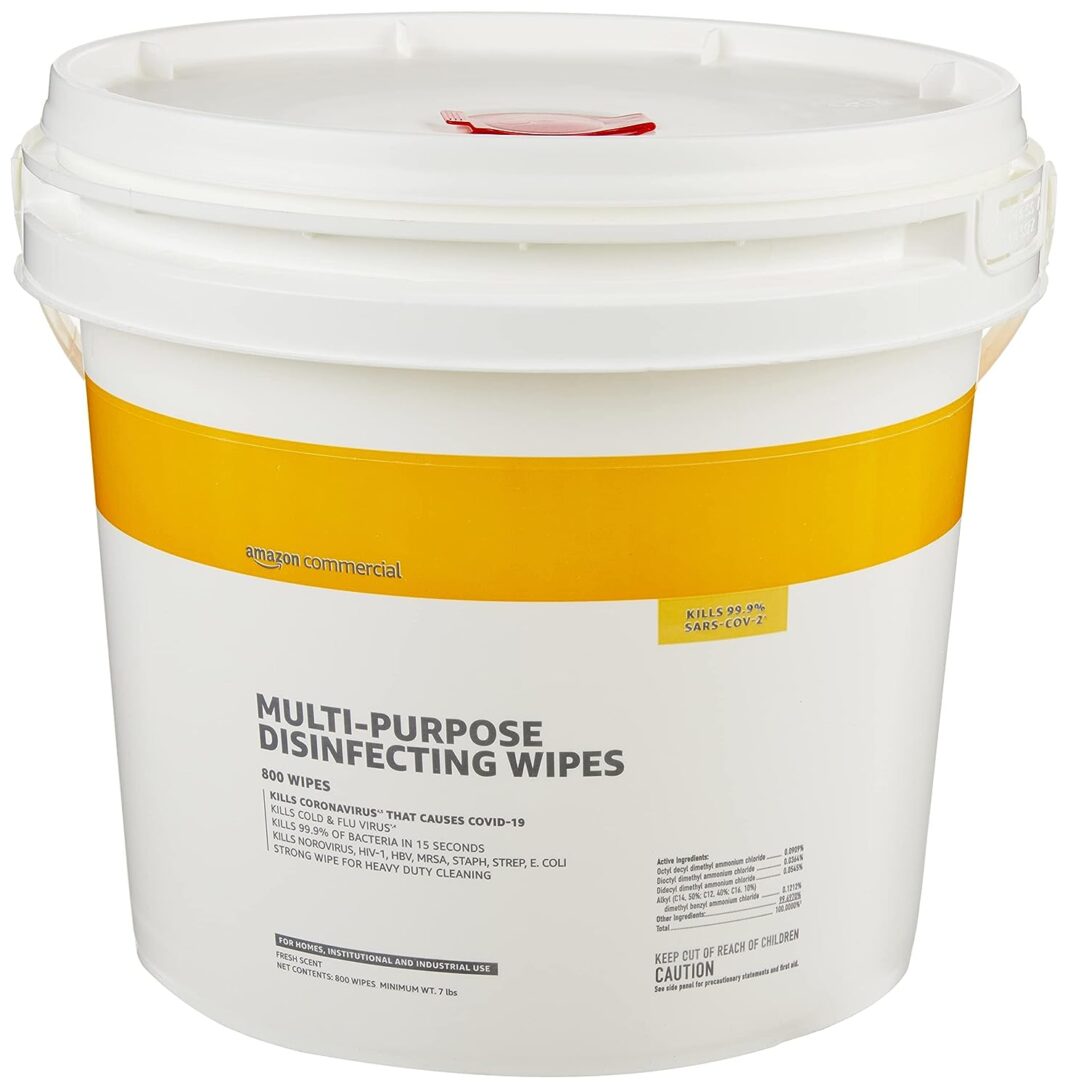 Disinfecting wipes bucket – A Thrifty Mom