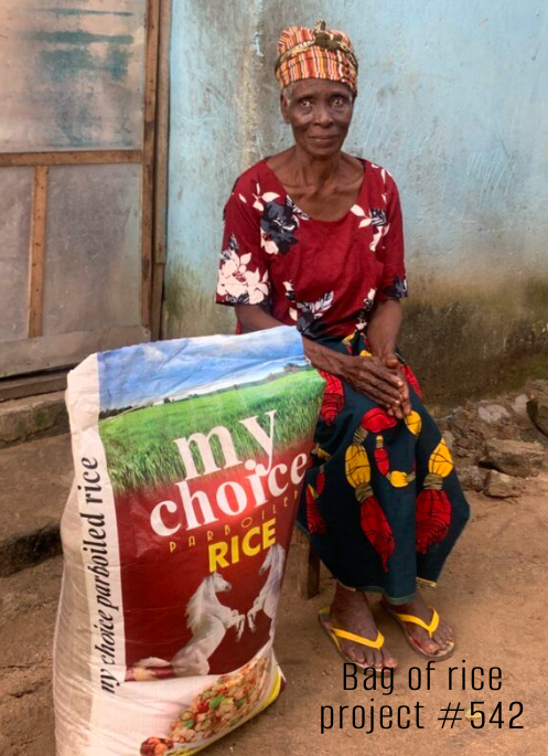 Bag of Rice Project #542 -A visit to the Ime family – A Thrifty Mom