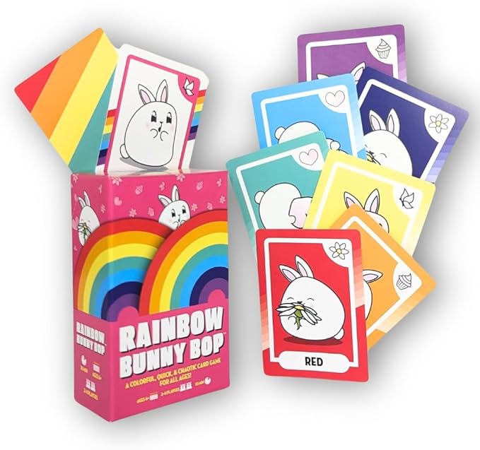 Rainbow bunny pop game - A Thrifty Mom