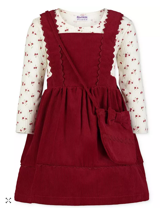 Toddle & Little Girls Corduroy Jumper Set – A Thrifty Mom