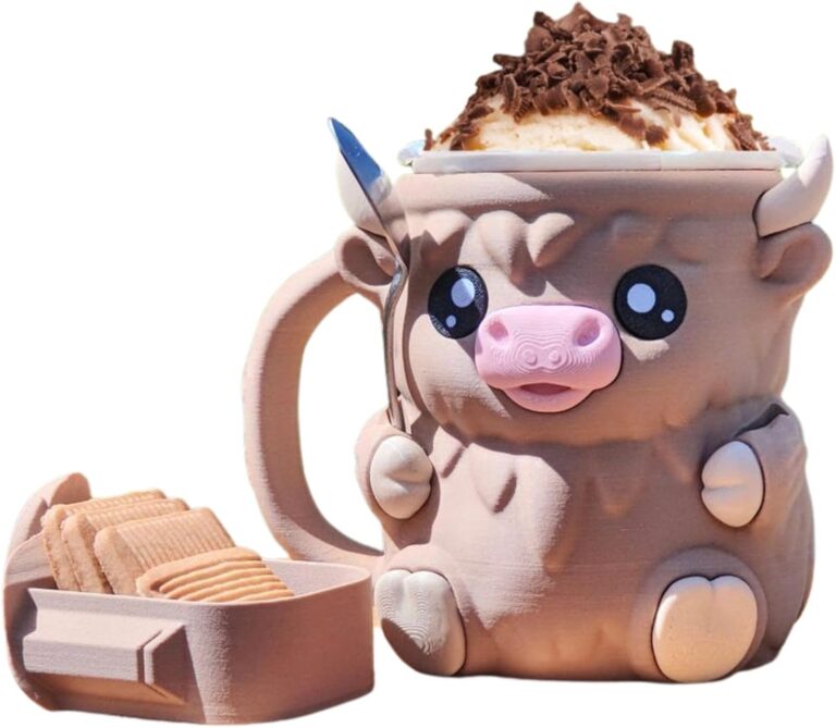 Highland cow ice cream holder – A Thrifty Mom