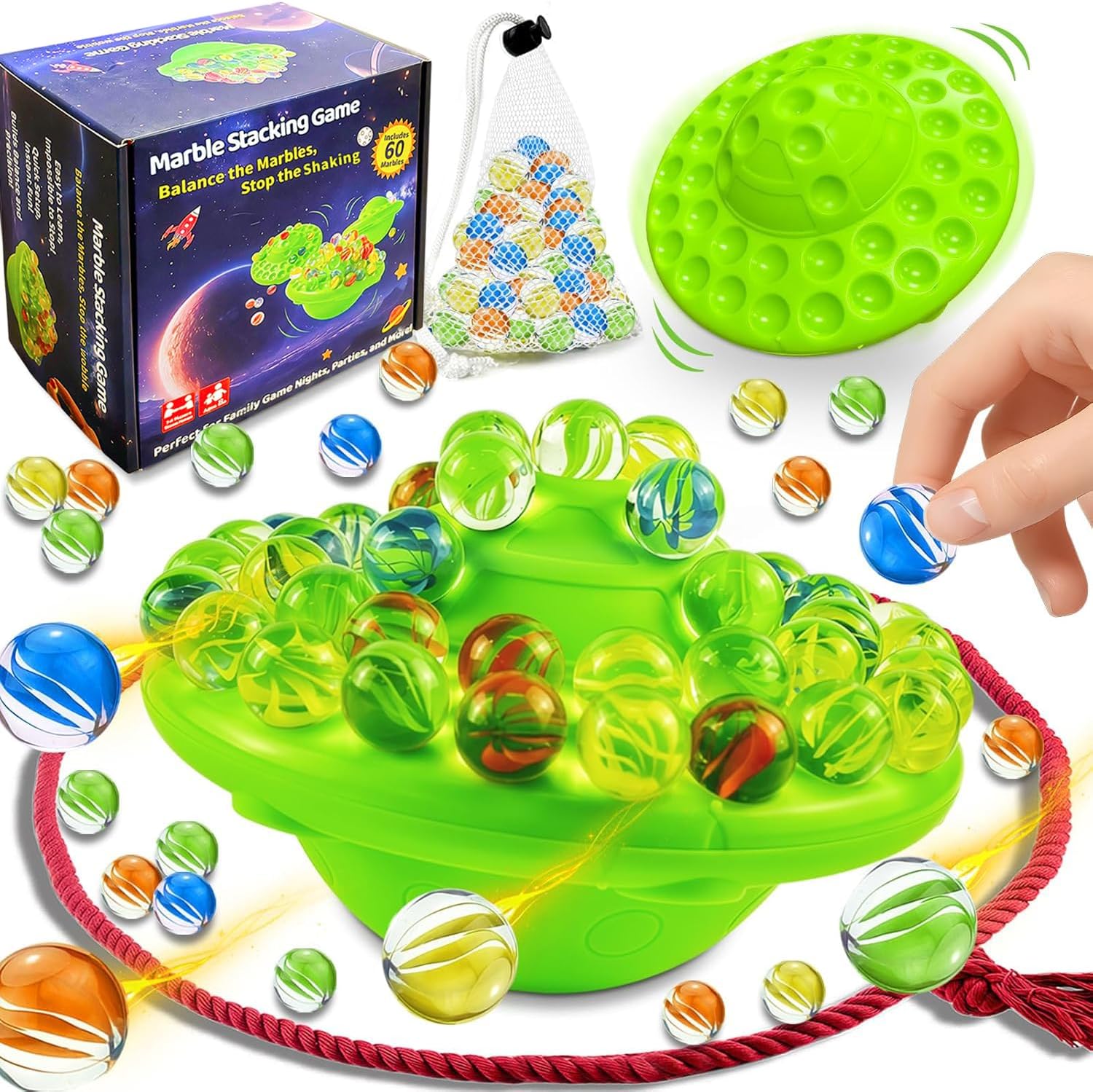 Marble balance game – A Thrifty Mom