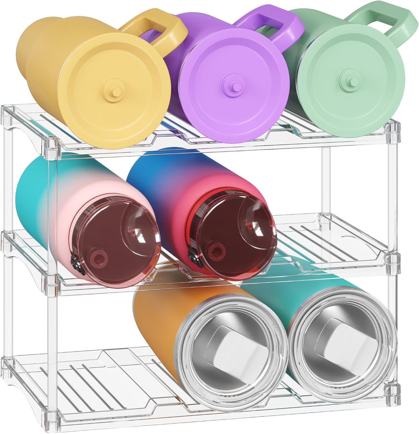 Water bottle organizer – A Thrifty Mom
