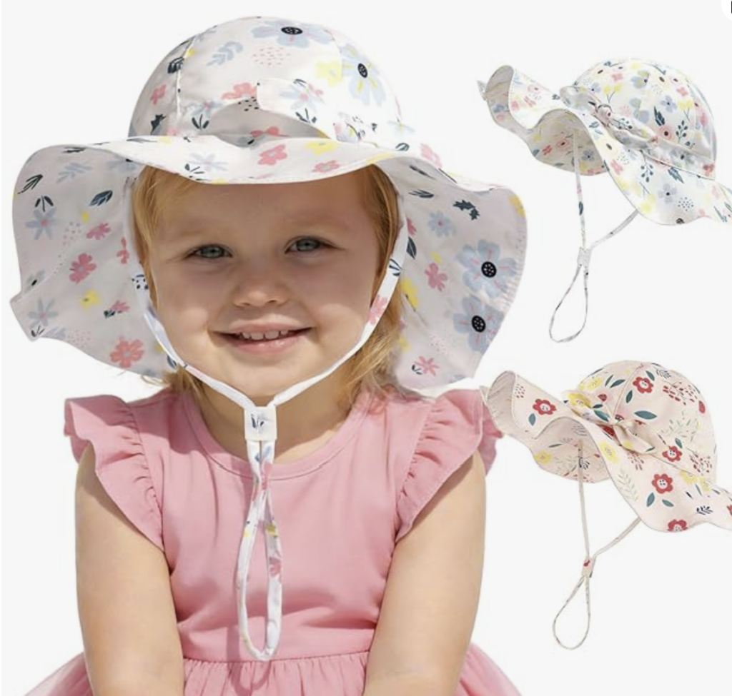 Super cute baby sun hats are a must for any baby - A Thrifty Mom